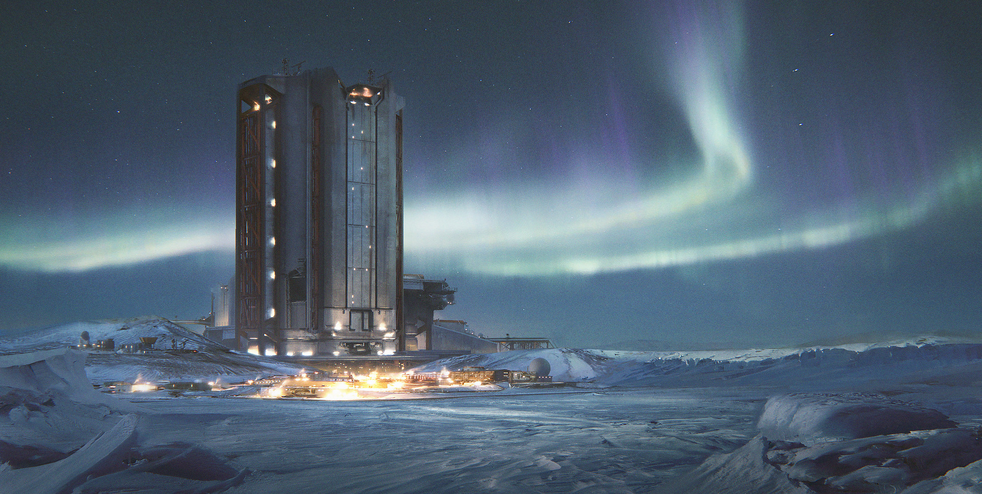 Alexey Trishkin - Antarctic base