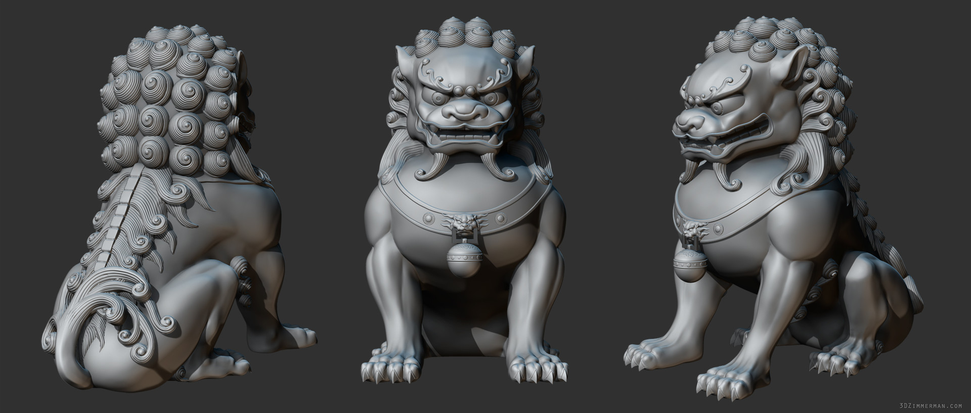 ArtStation - Chinese Lion