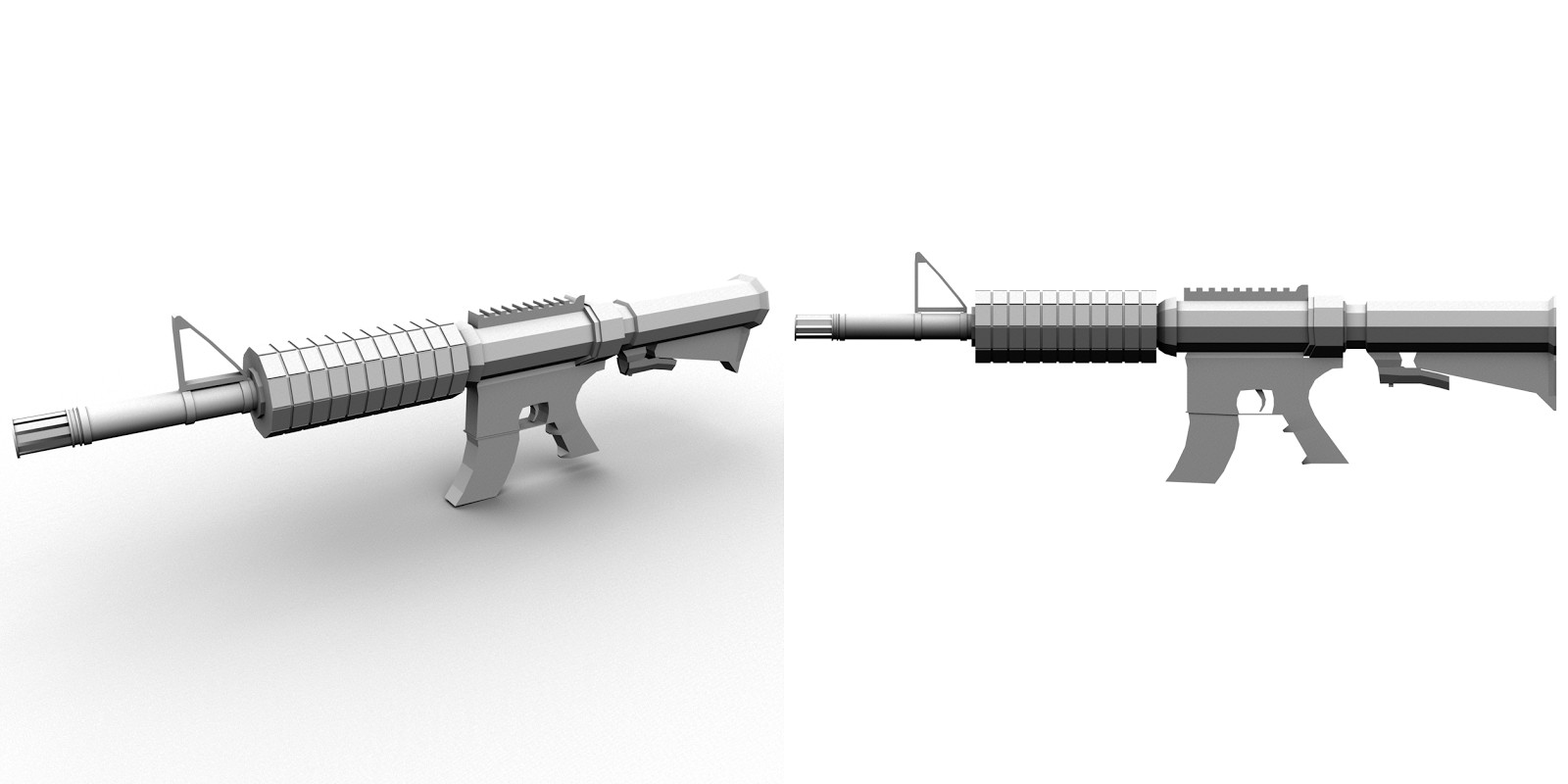 ArtStation - Gun Modeling in (Autodesk Maya)