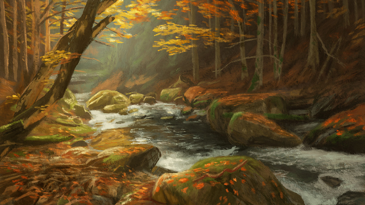 ArtStation - Autumn Forest