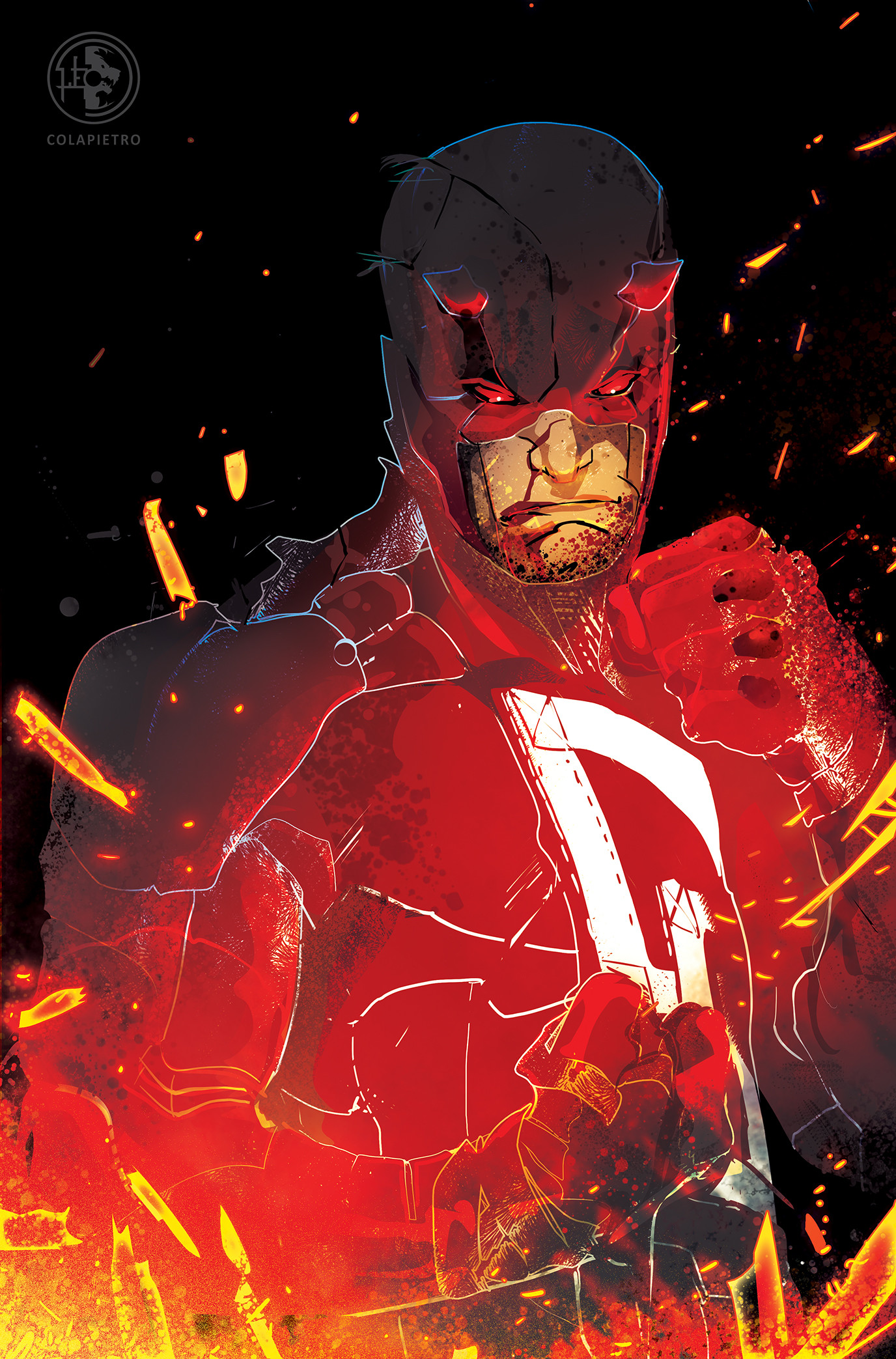 ArtStation - DAREDEVIL DEVIL - sketch