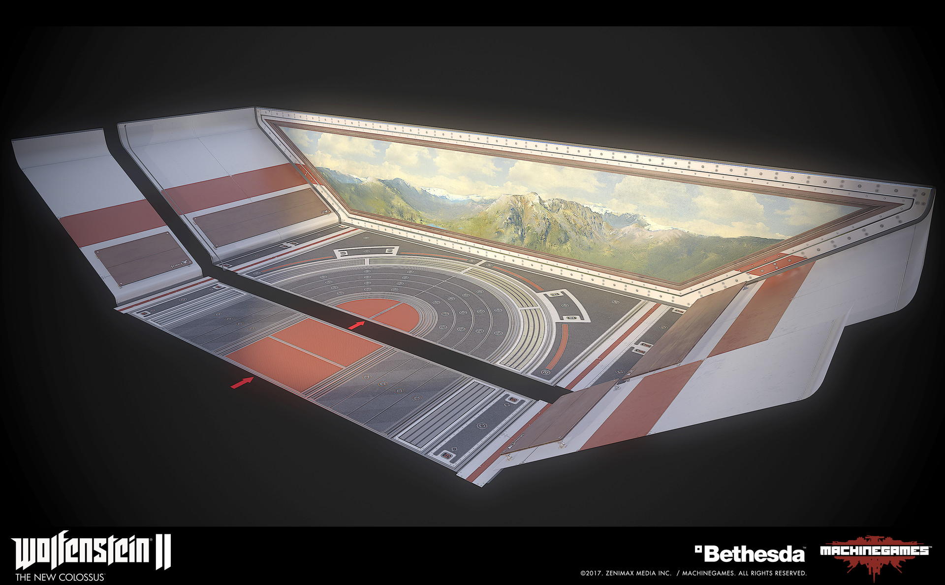 Kevin Dunlop - Wolfenstein 2 : Aerostat Corridors