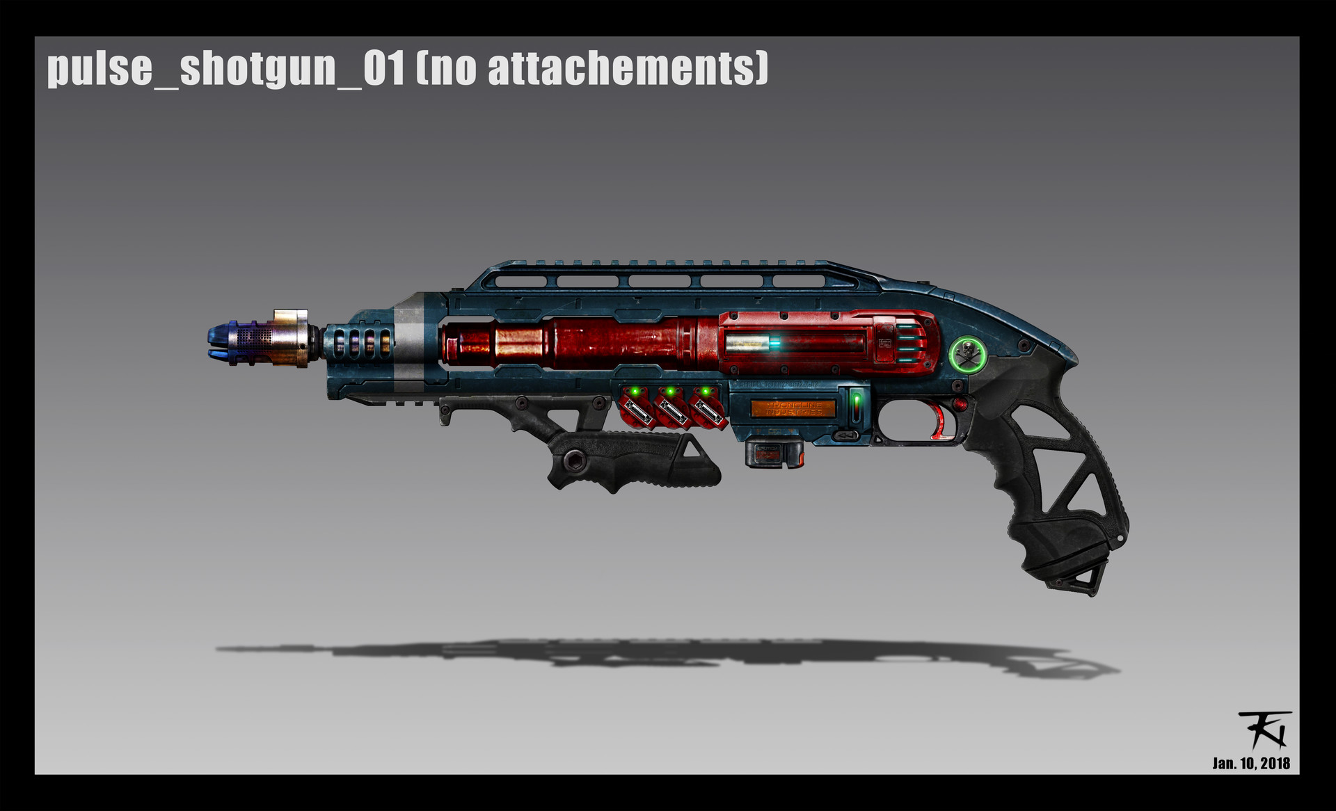 ArtStation - Pulse shotgun: No attachements