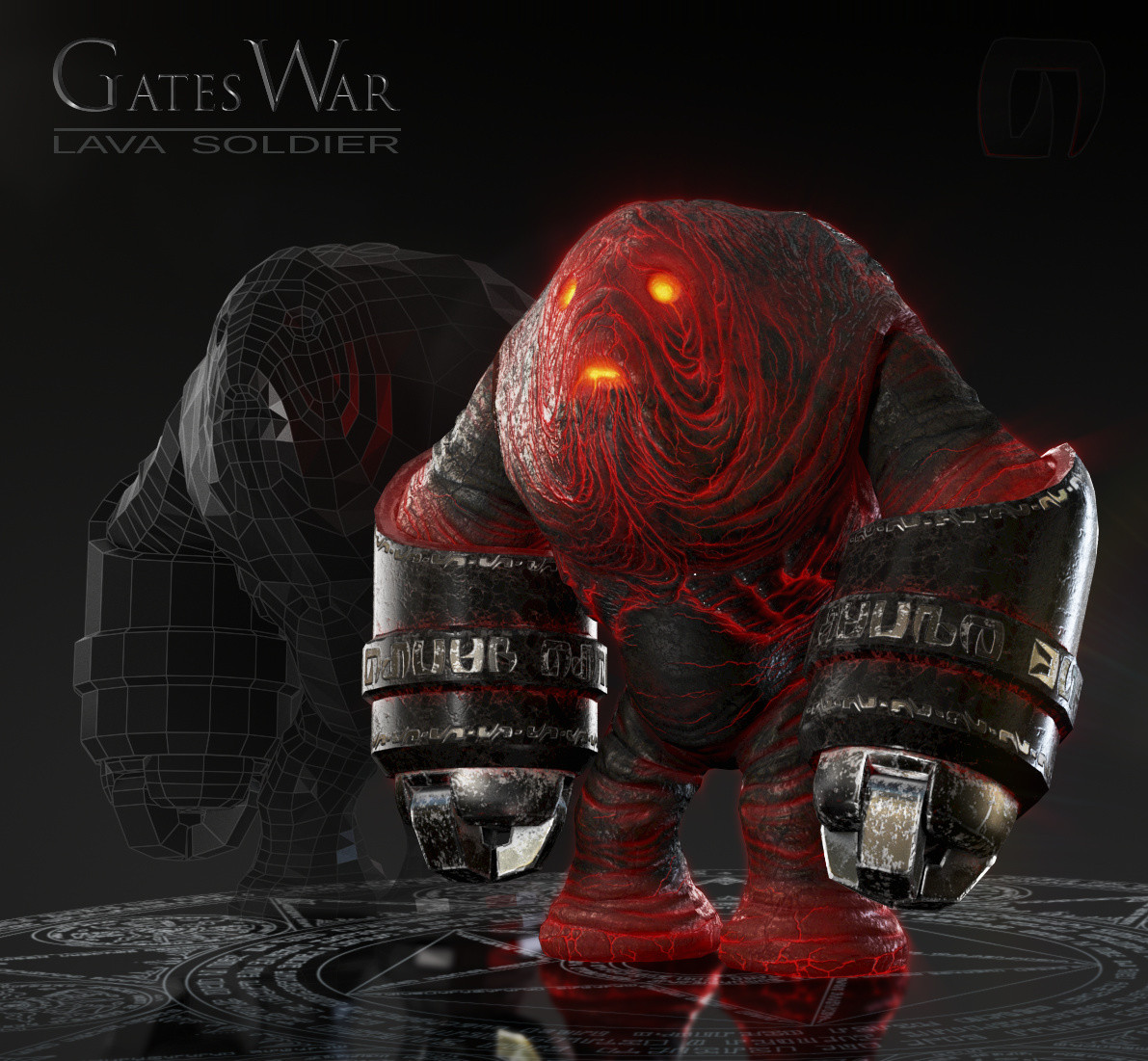 ArtStation - Lava soldier