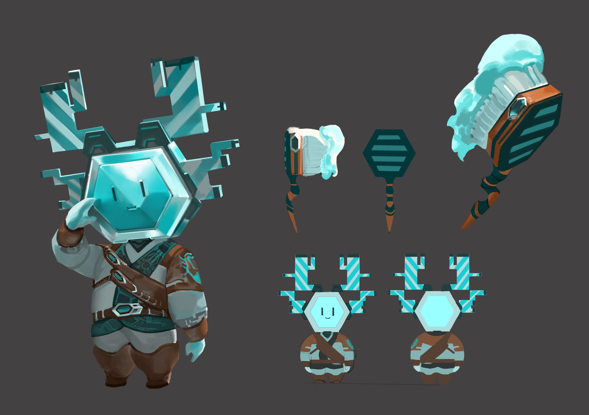 ArtStation - Snowflake creature design.