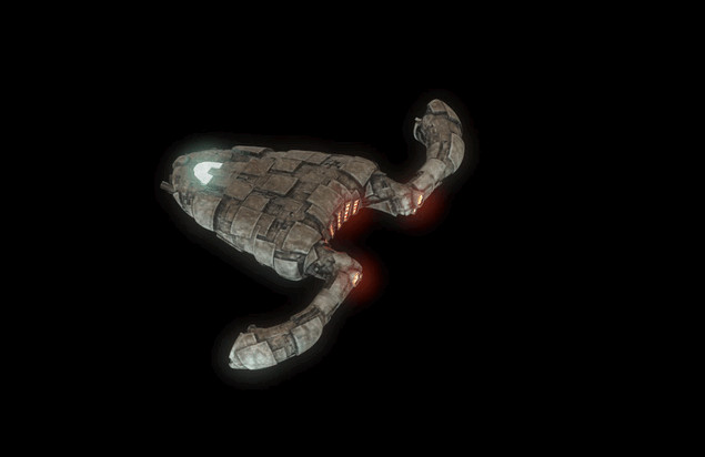 ArtStation - Sci Fi Ship (gif)