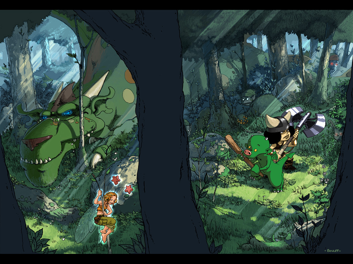 Gilles Roussel - aka Boulet - Raghnarok