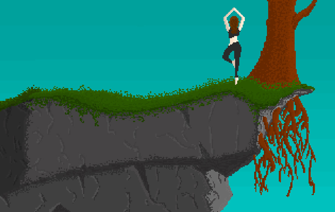 Almir Sharifullin - Meditation pixel art