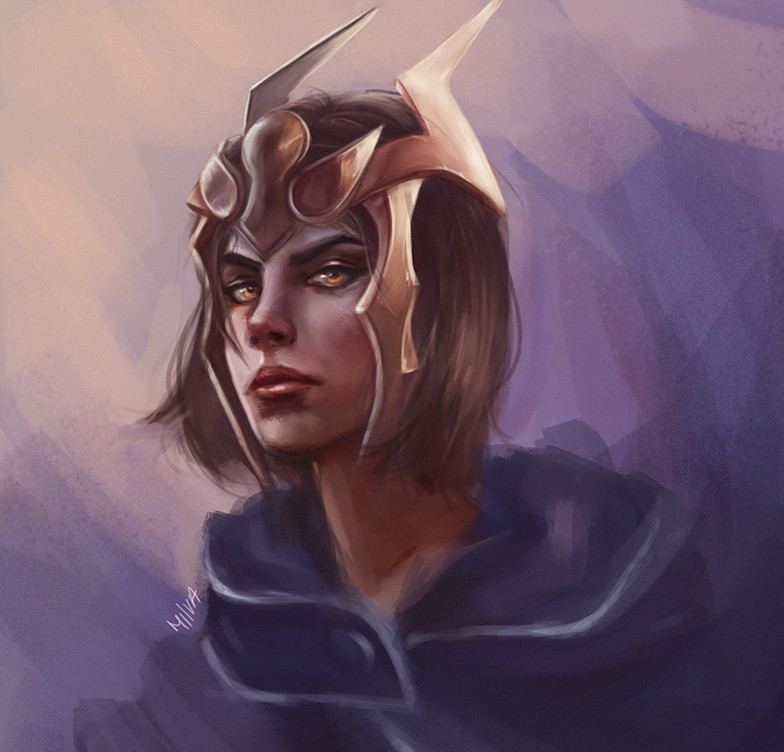 Quinn portrait by Milanova (https://milva.artstation.com/) : r/QuinnMains