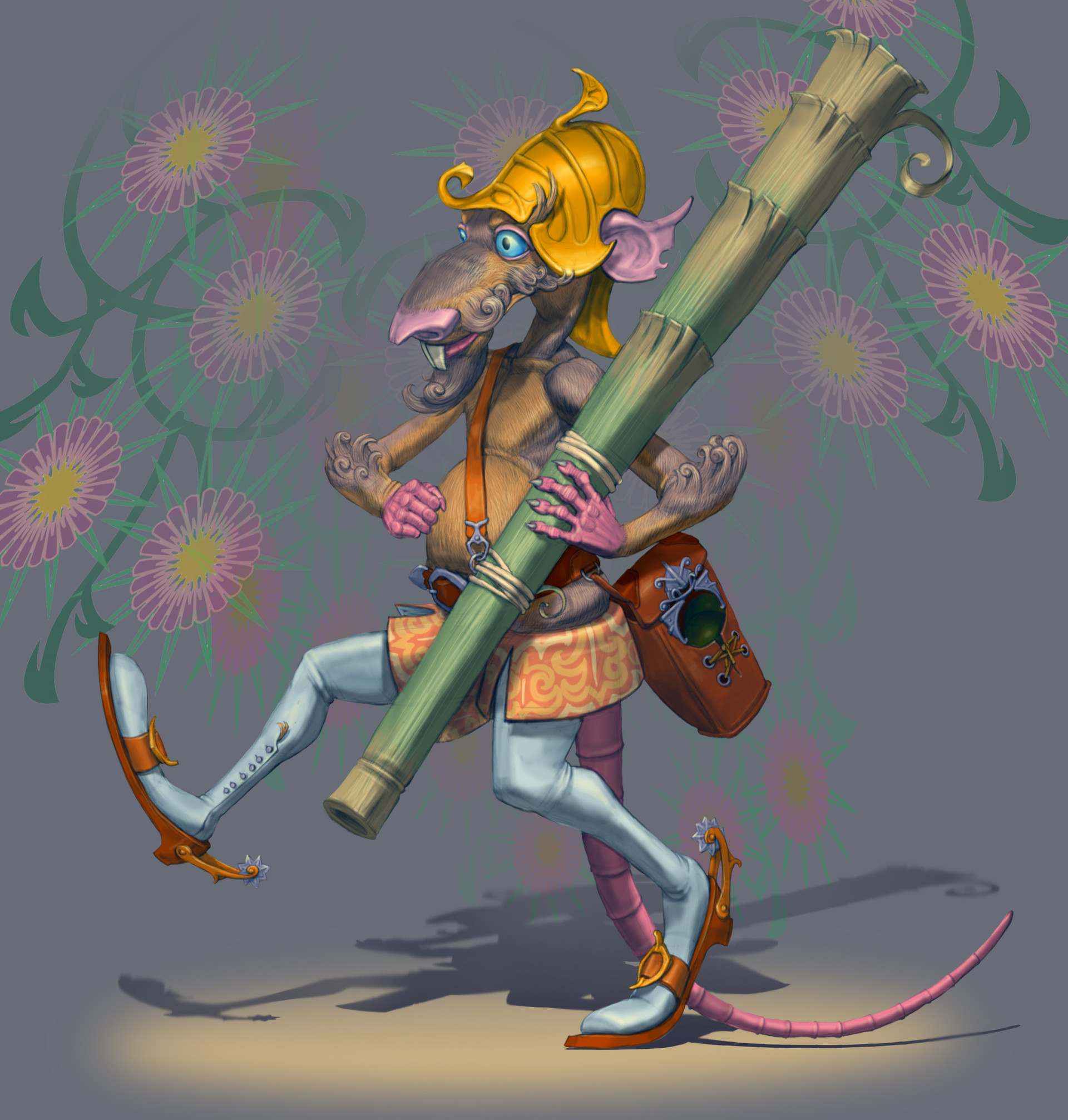 ArtStation - rat with straw