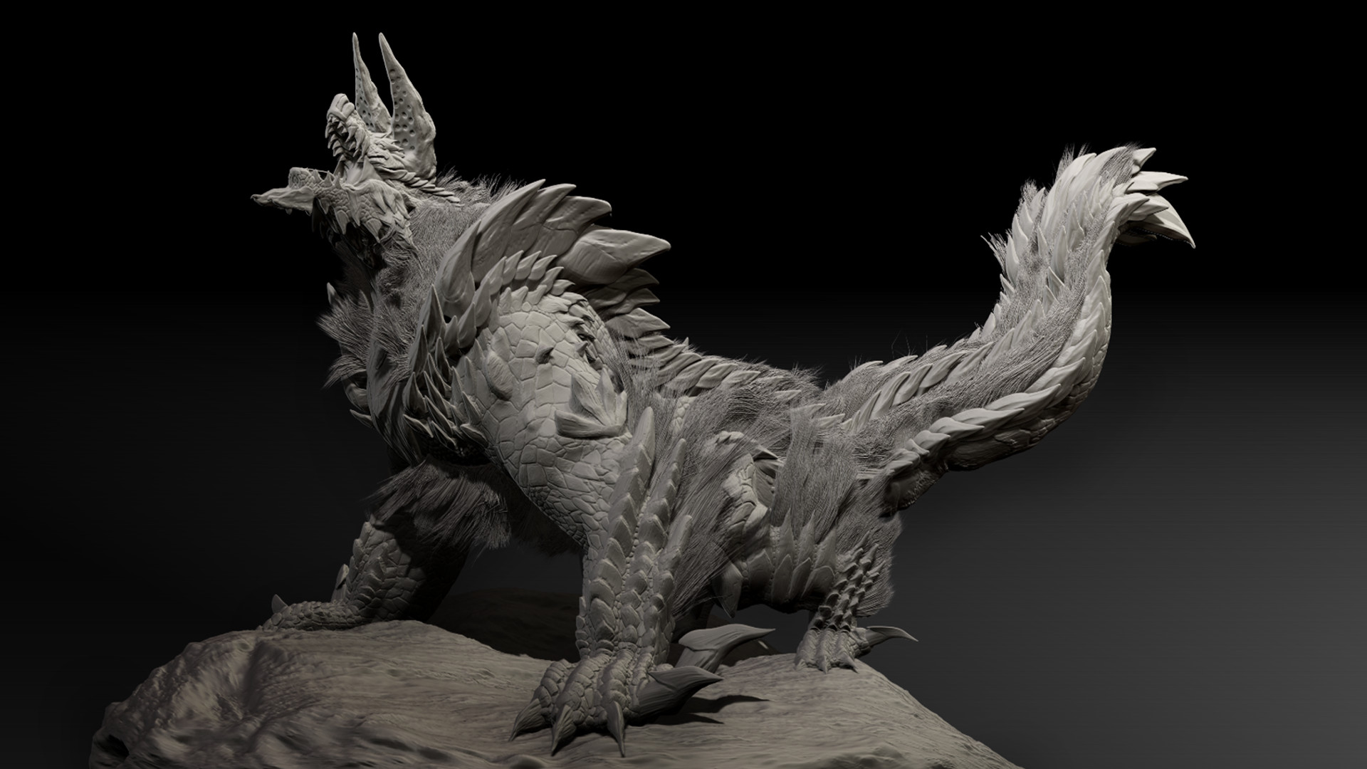 ArtStation - Zinogre High Poly