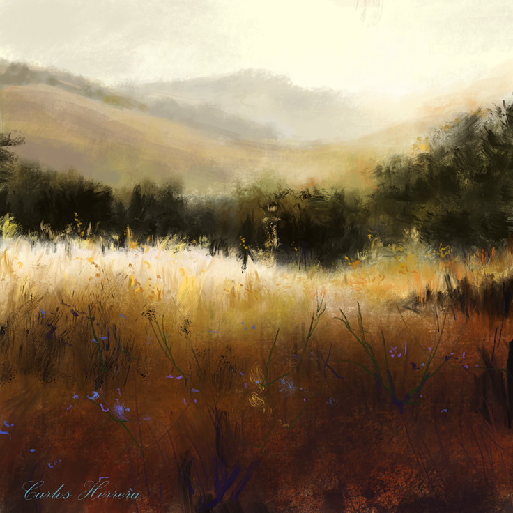 ArtStation - Idyllic Fields.