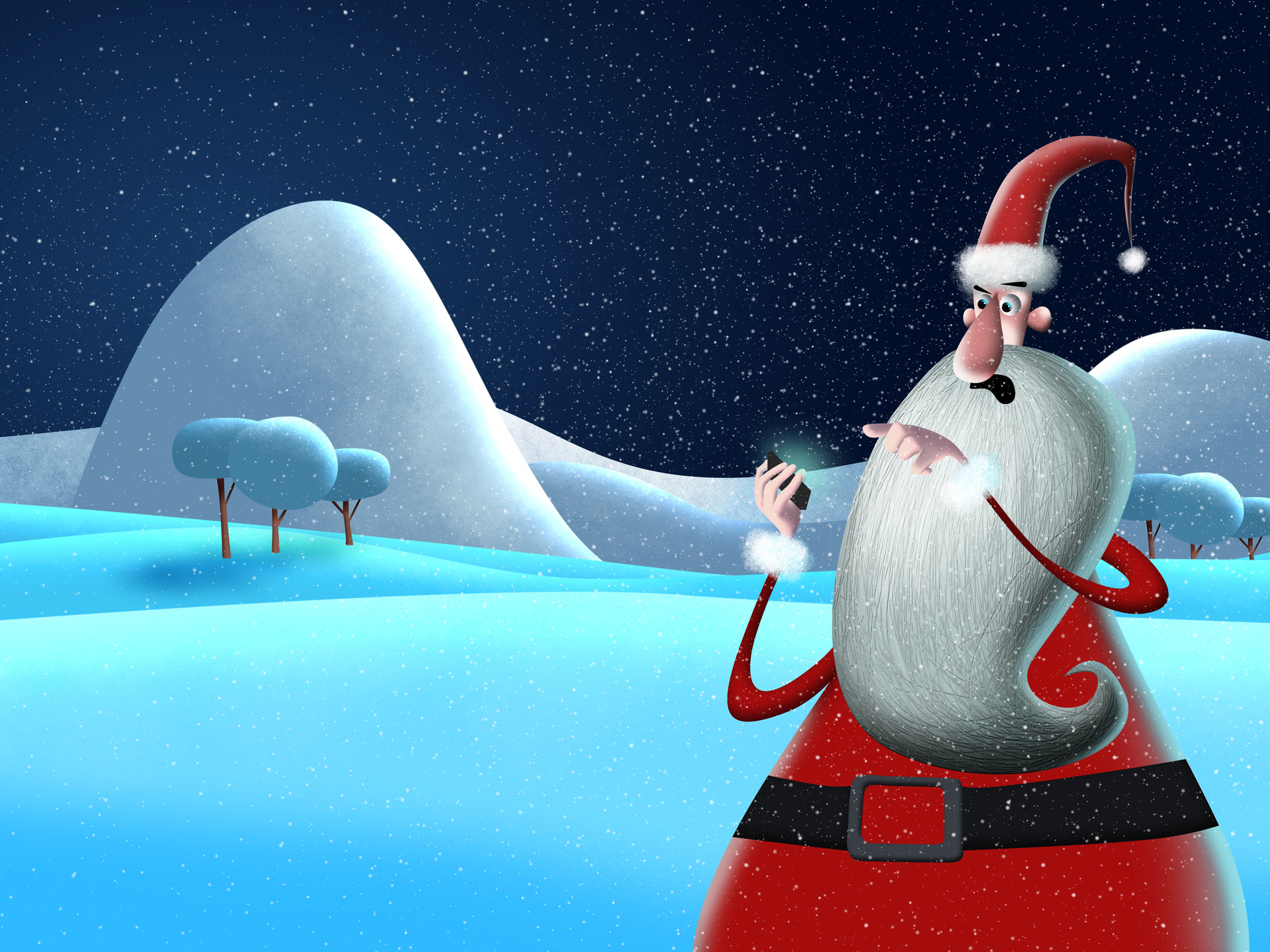 ArtStation - Santa Klaus & WIFI