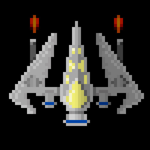 Pixel Art Arcade Video Game Spaceship Graphic Set With Ship Being ... Pixel Art Arcade Video Game Spaceship Graphic Set With Ship Being ...