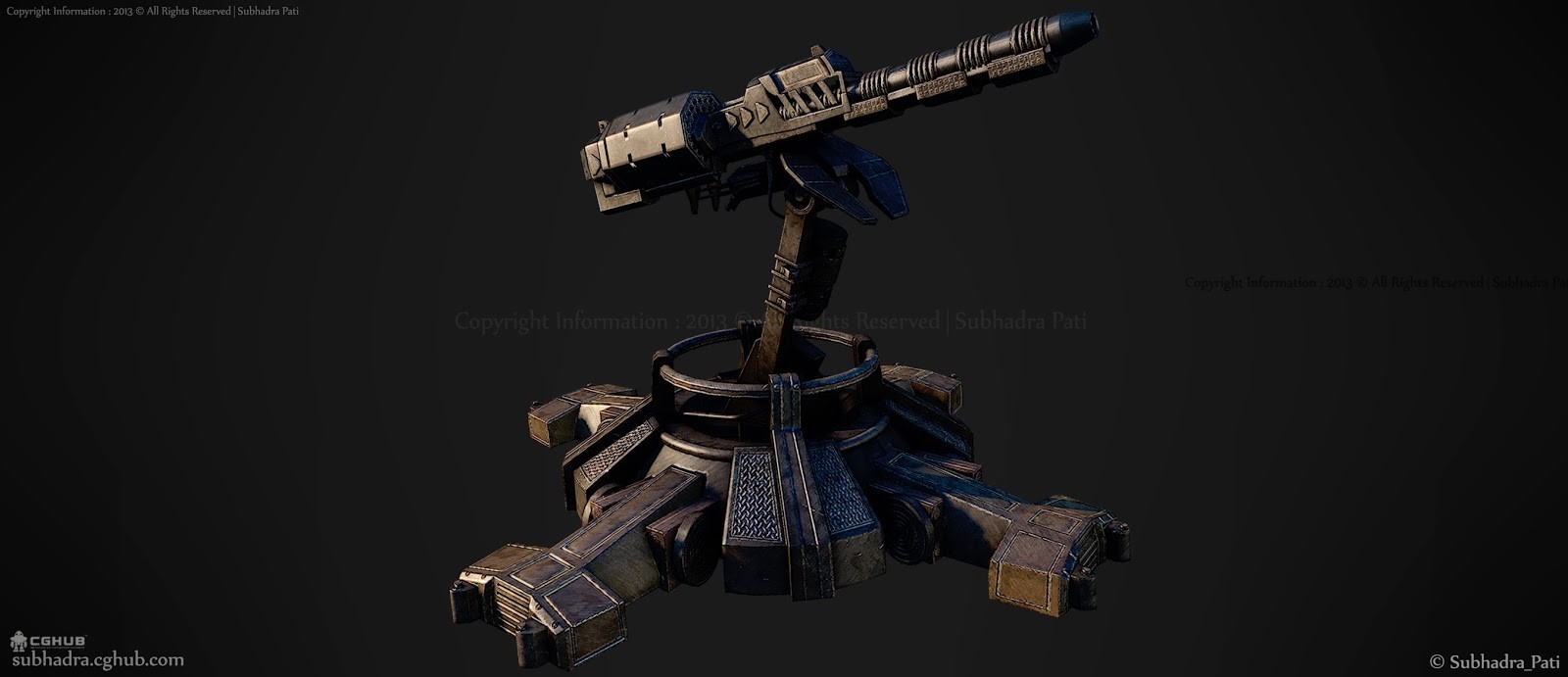 ArtStation - Turret Gun