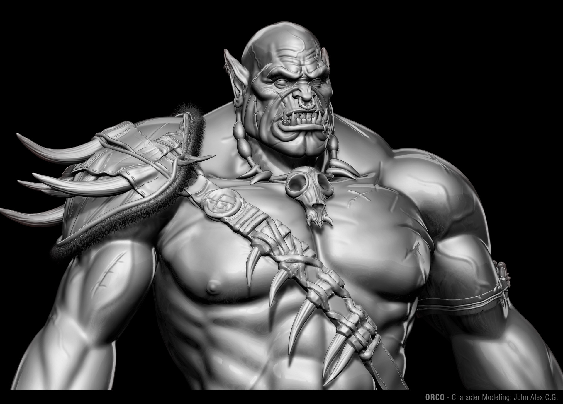 ArtStation - Modeling Orco