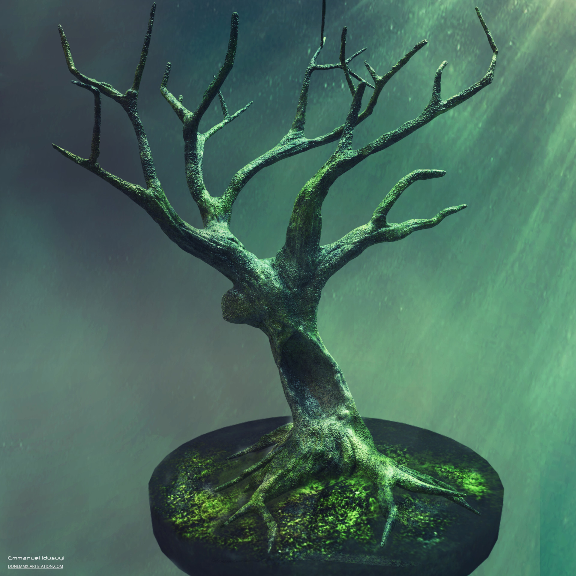 ArtStation - Sculpted tree