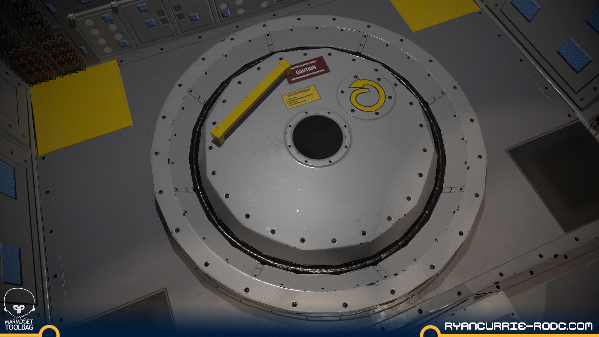 Space Shuttle Hatch Opening