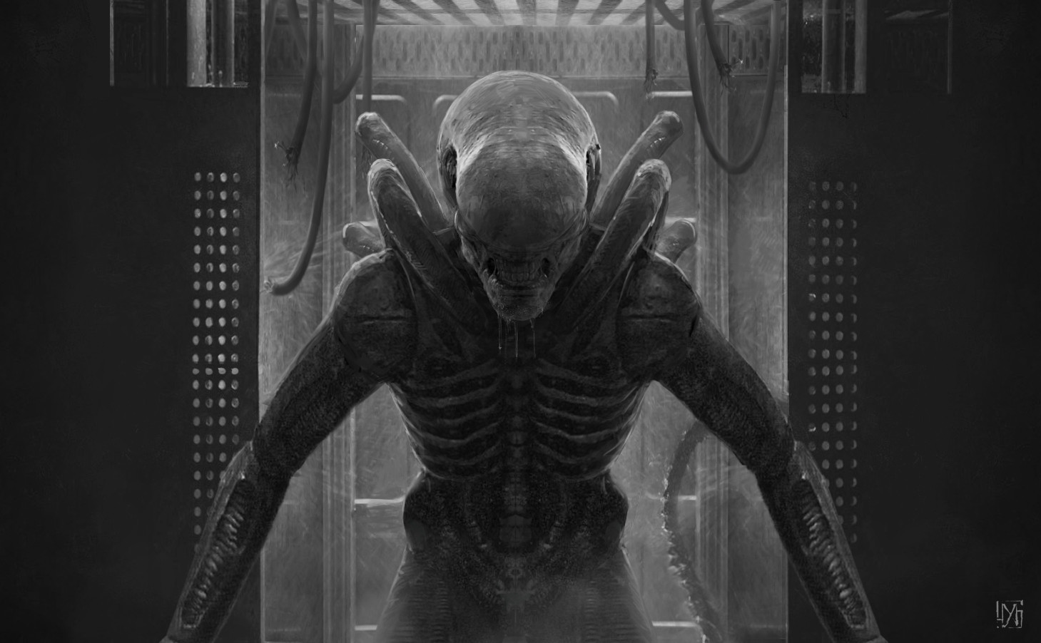 ArtStation - Alien. Fan art