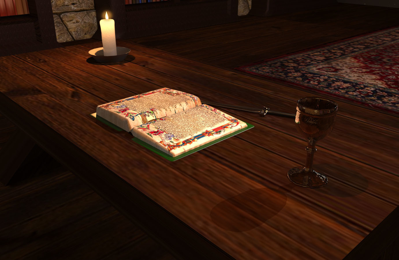 ArtStation - Medieval Chambers Study