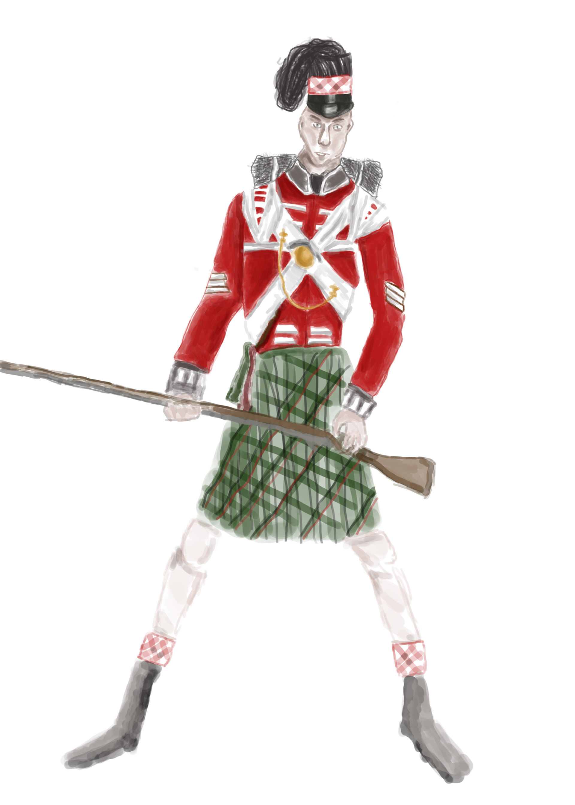 ArtStation - Napoleonic War 79th Cameron Highlanders 1815