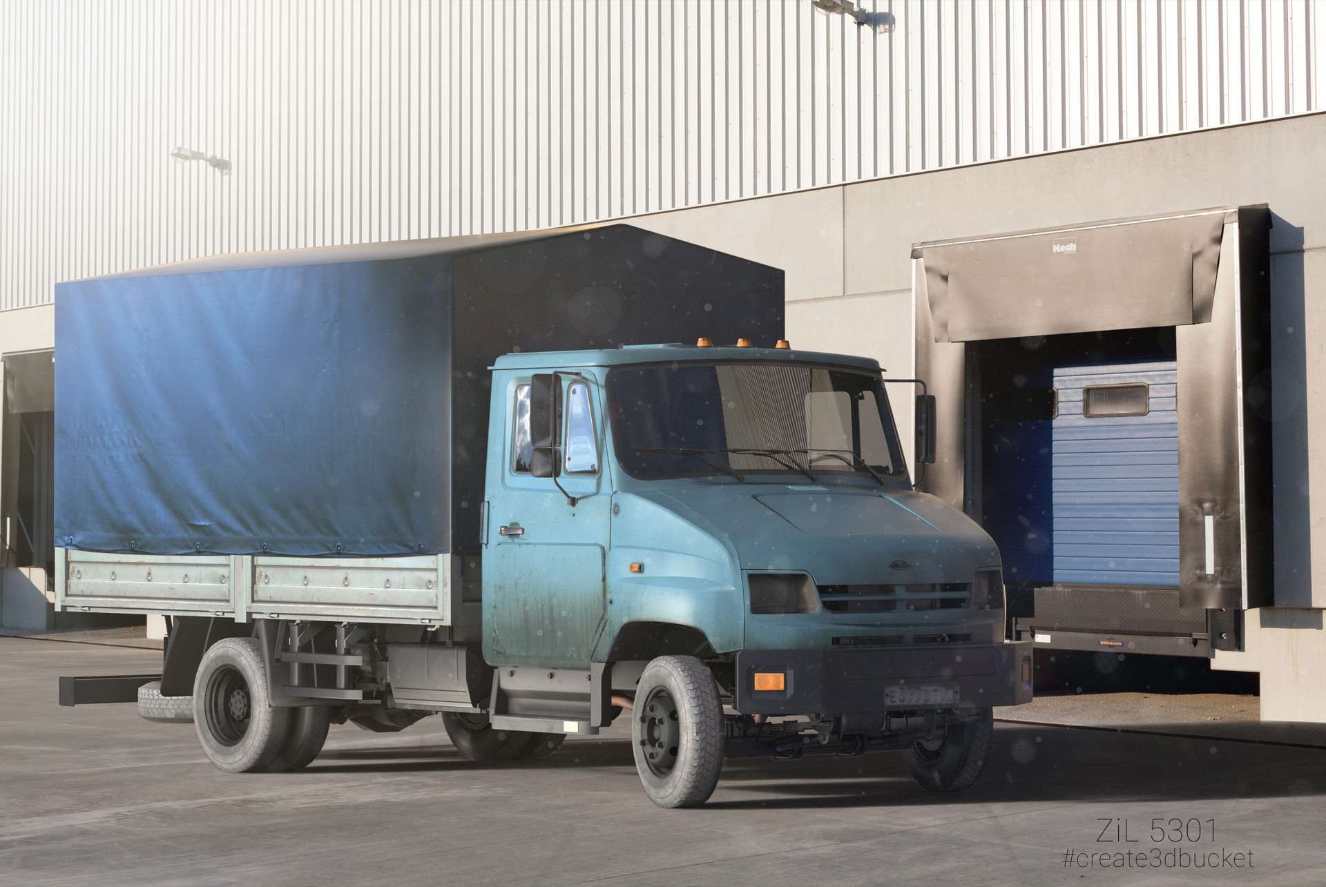 ArtStation - ZiL-5301 "Bychok"