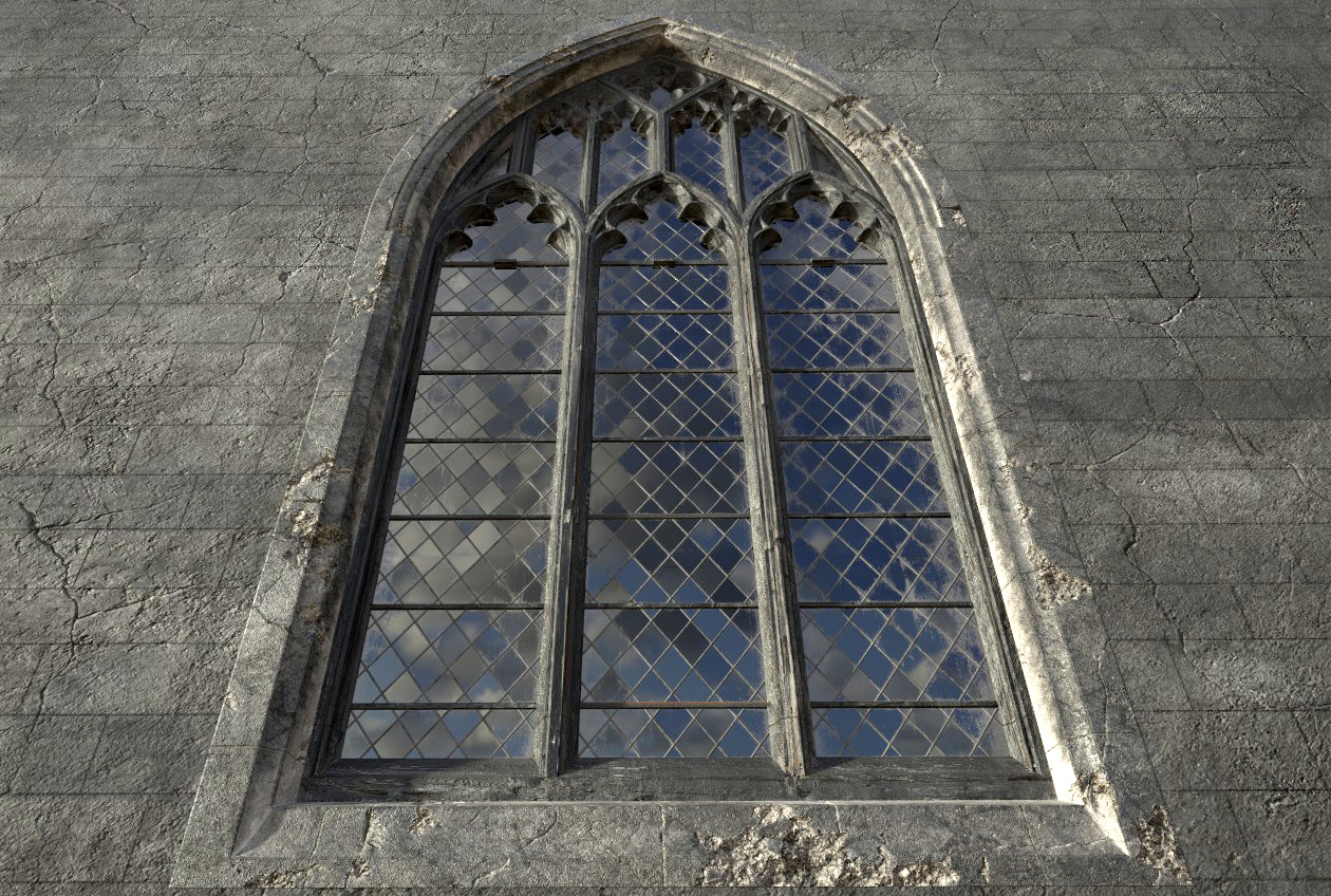 ArtStation - Gothic window