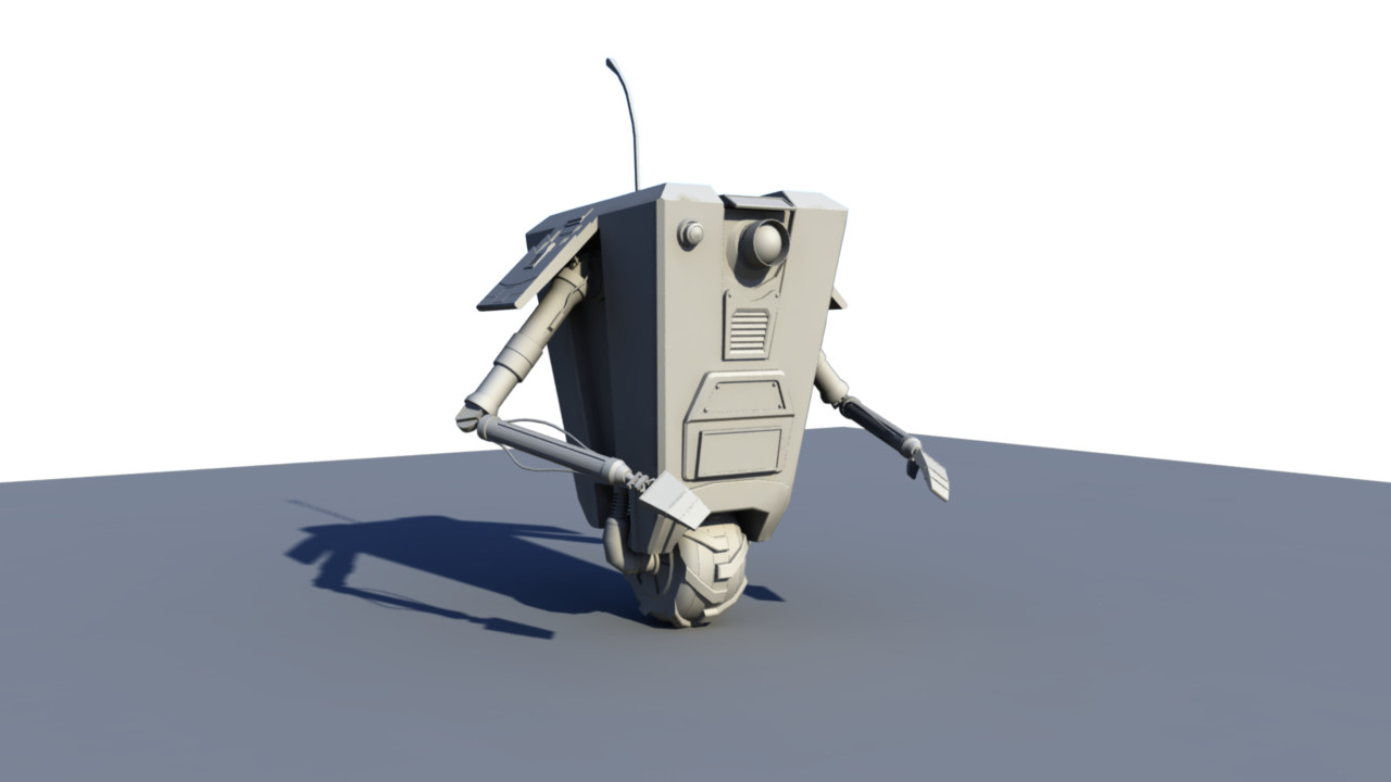 Rich Stroud - Claptrap 3D Model