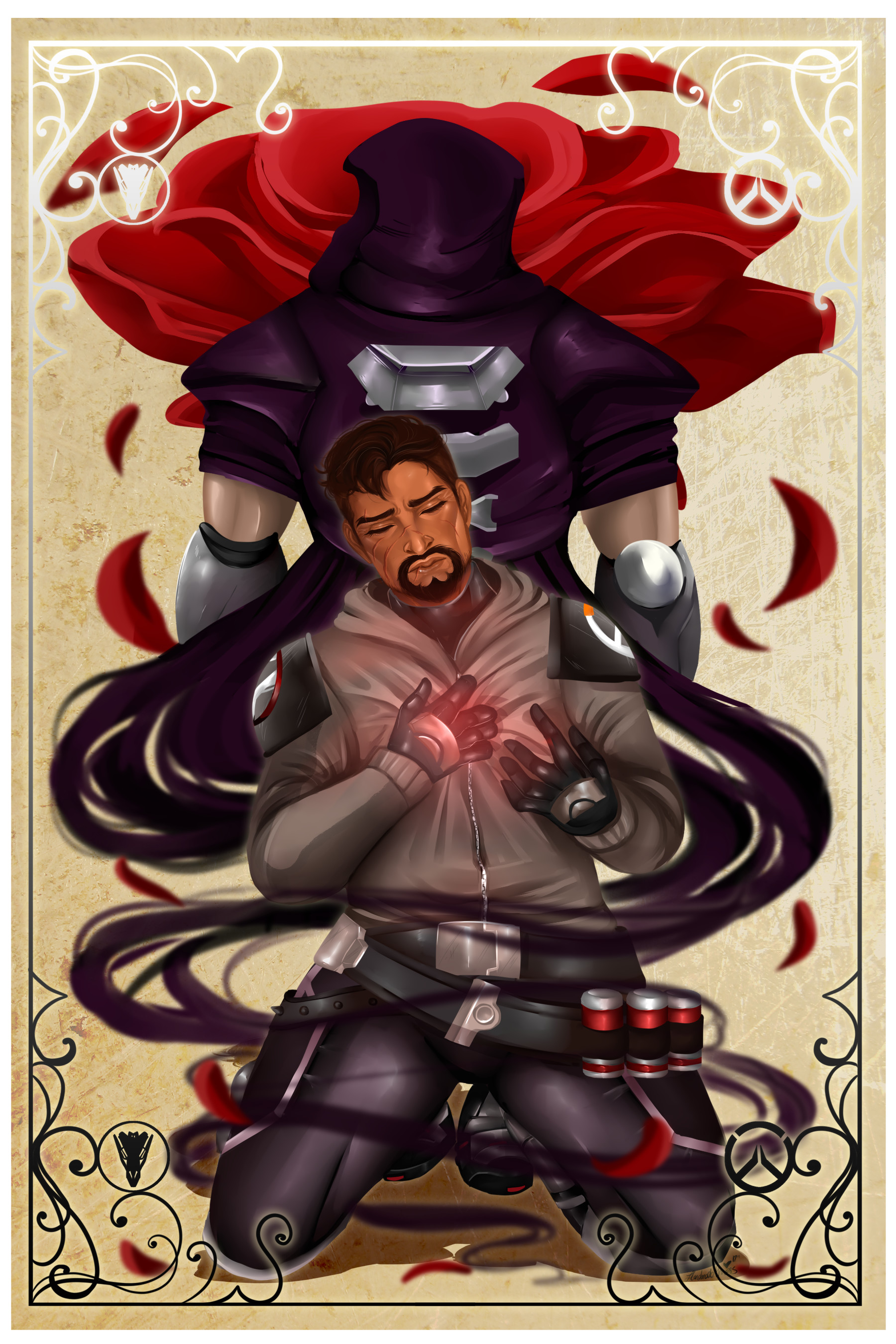 ArtStation - Reaper zine Illustration piece