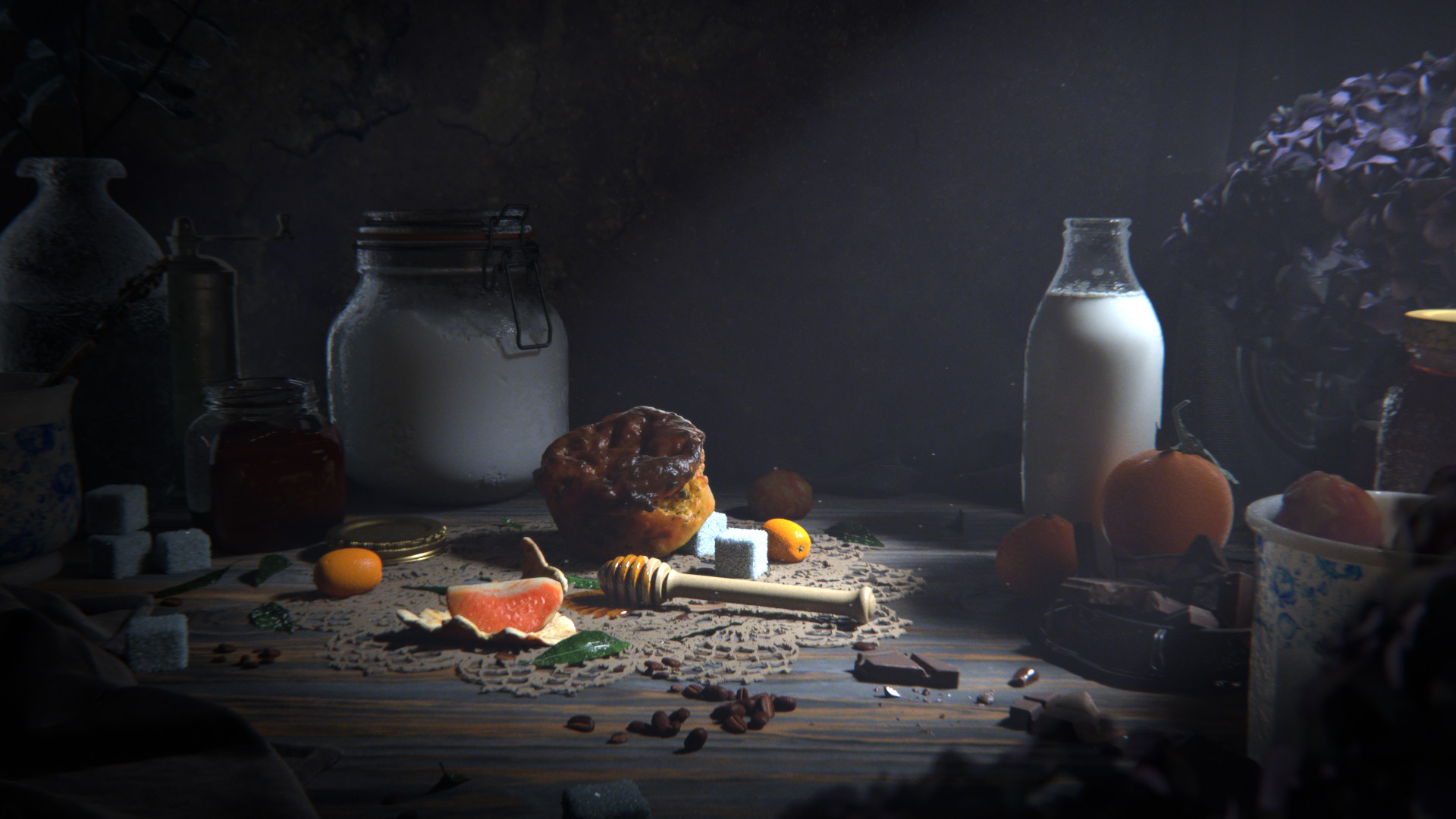 ArtStation - Still Iife by the Moonlight