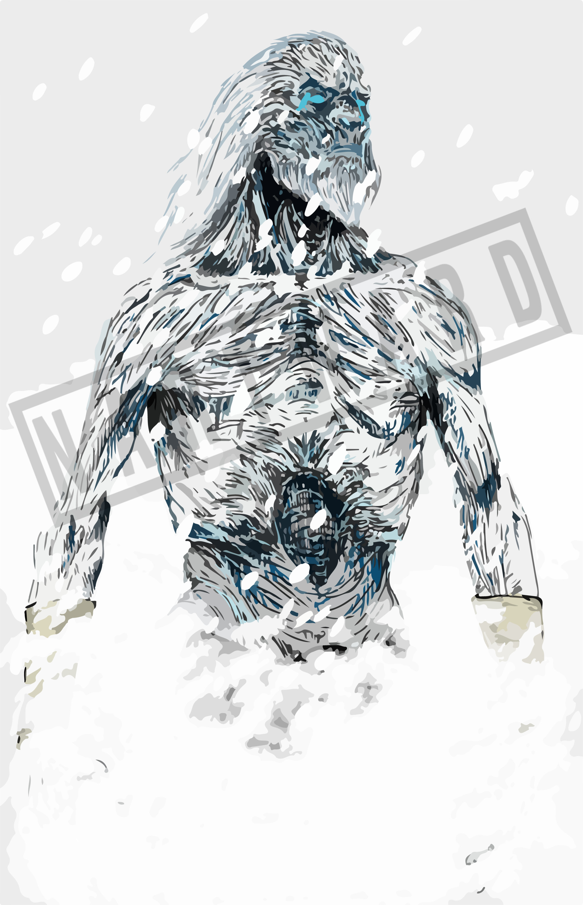 ArtStation - White walker tracing and colorized