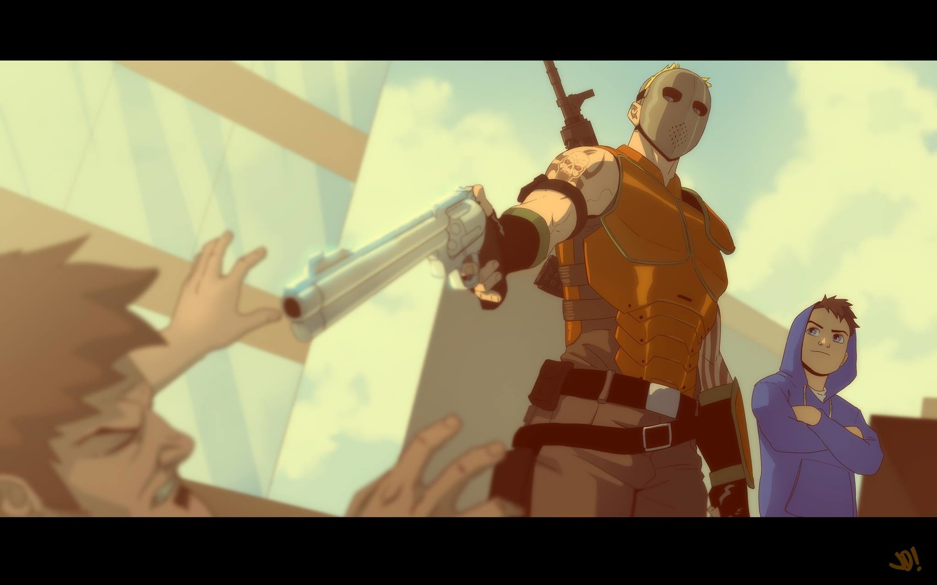 ArtStation - Fake anime Screen Grab Commission