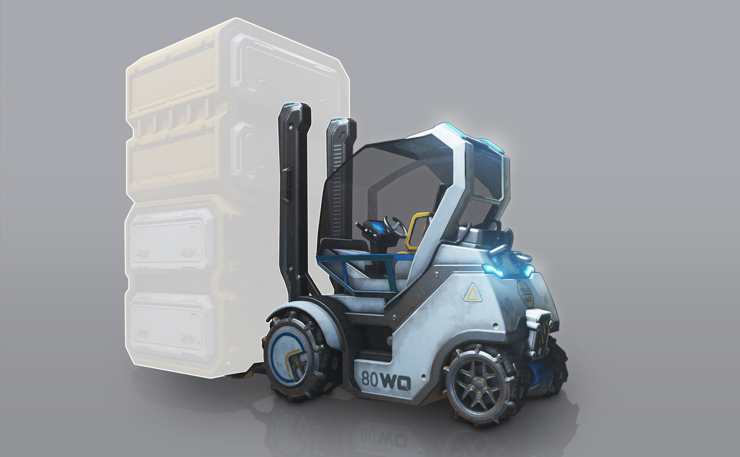 RABCAT GAME ART - OVERWATCH - Checkpoint Gibraltar Props
