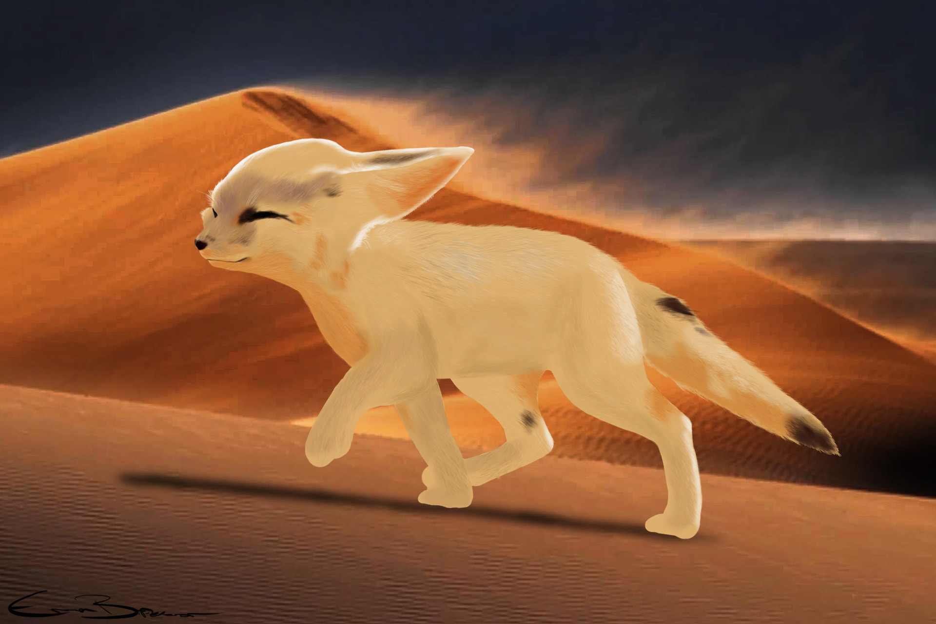 ArtStation - Fennec Fox