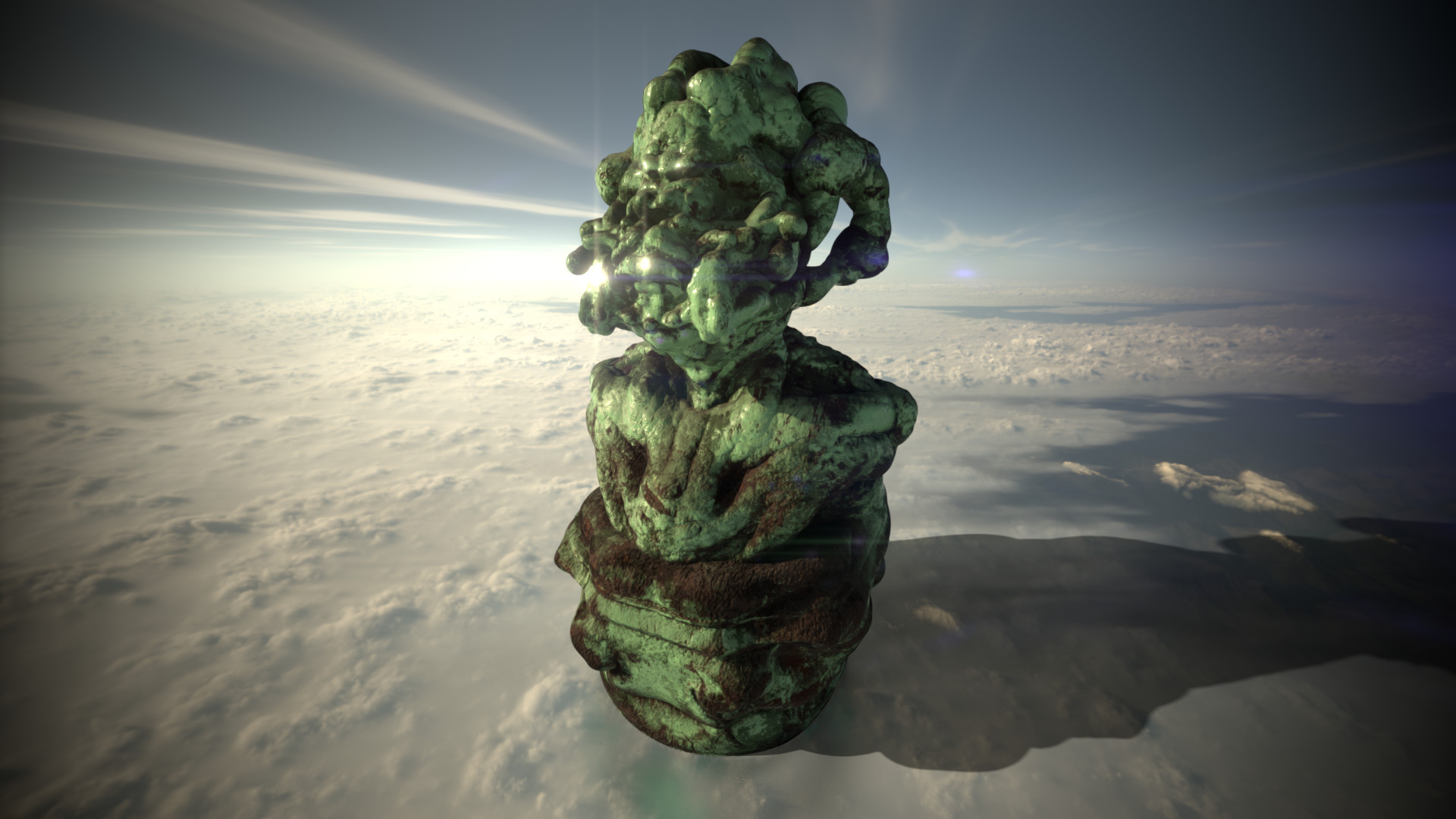 ArtStation - Nder Rust Above the Clouds