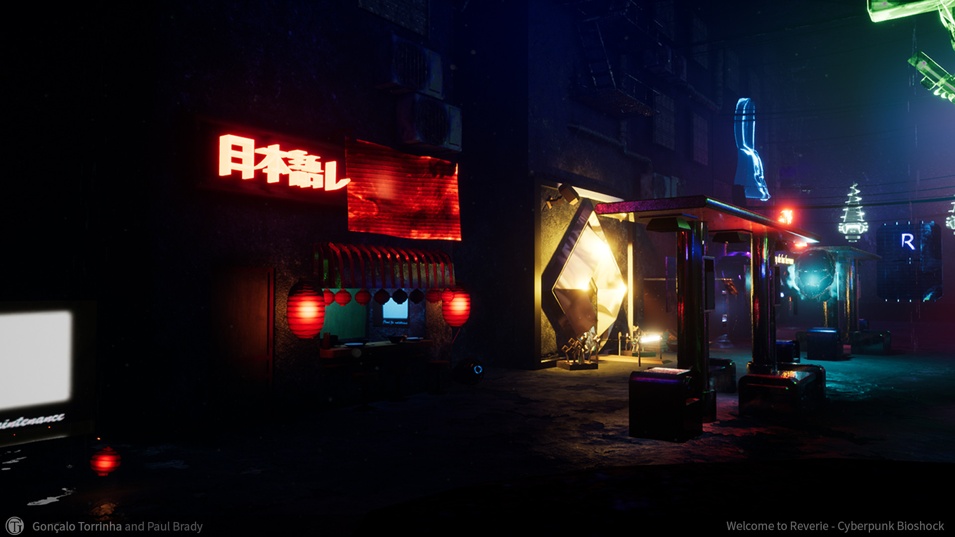 Gonçalo Torrinha - Welcome to Reverie – Cyberpunk Bioshock underground