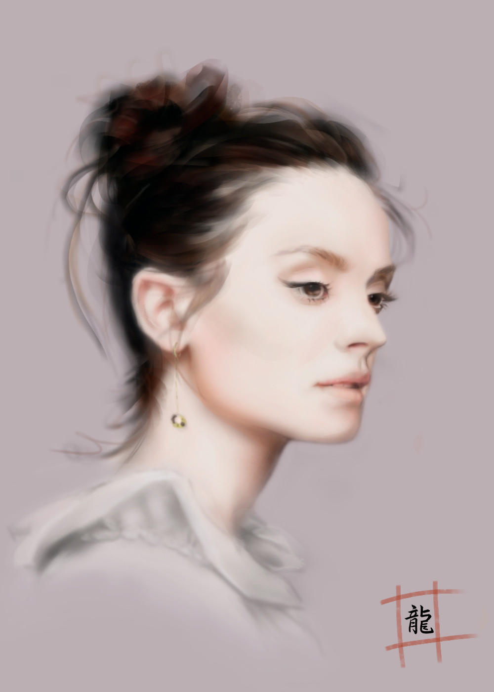ArtStation - Daisy Ridley Color Study