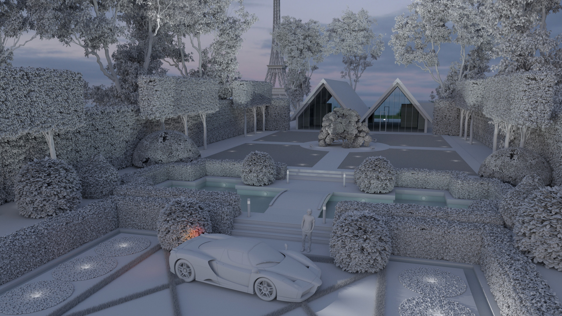 ArtStation - courtyard