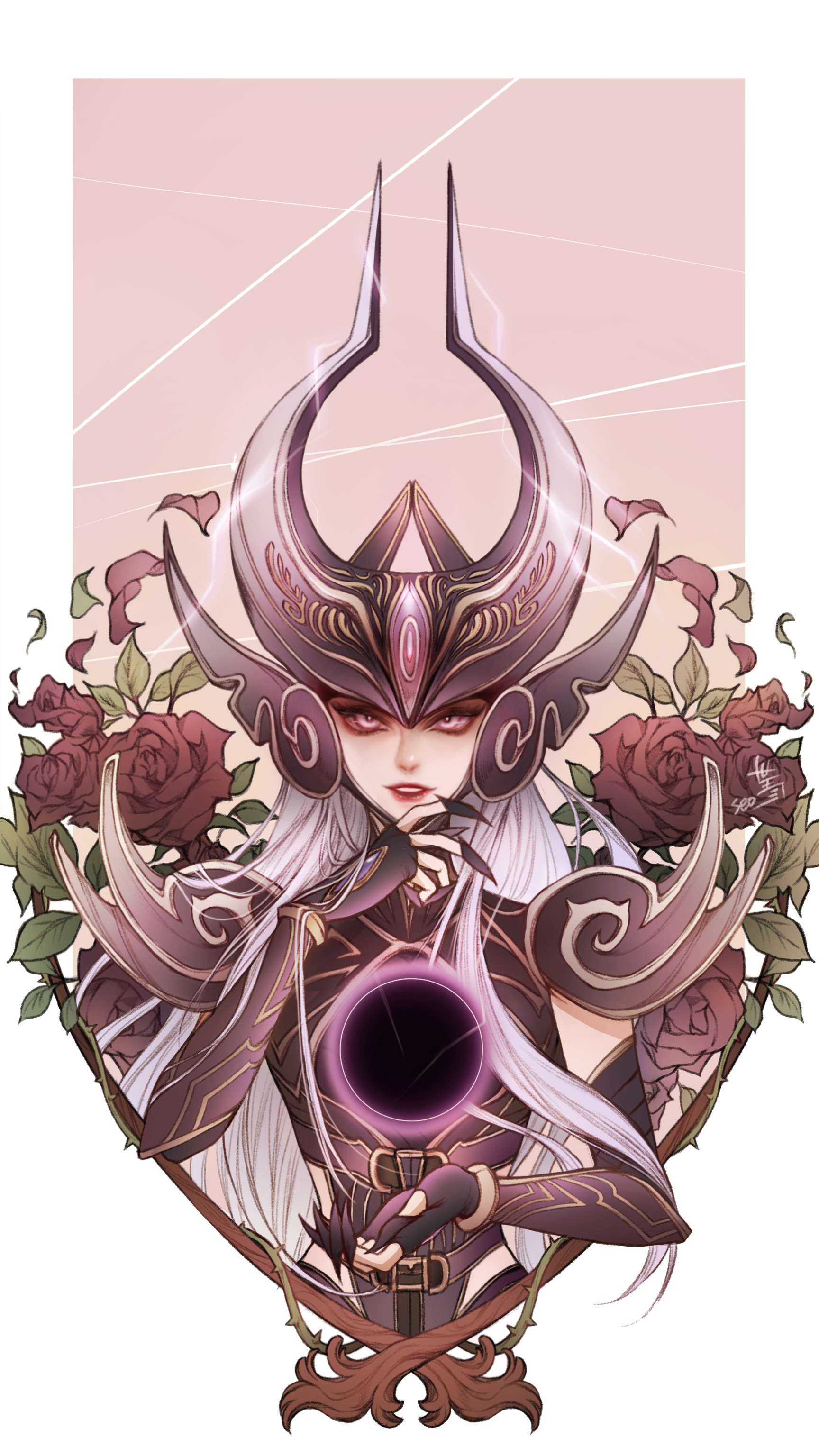 ArtStation - Syndra x Black rose