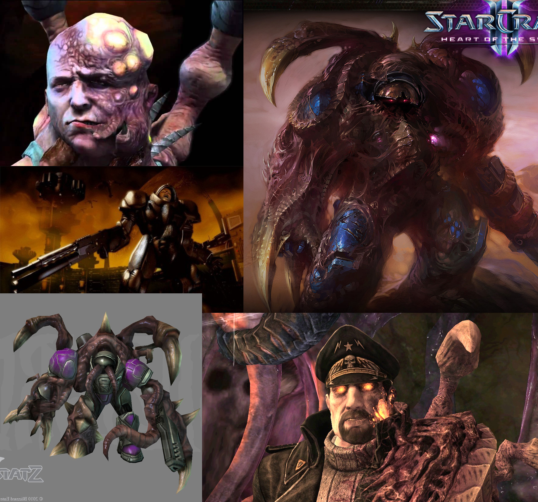JUNG MIN BAEK - infested terran(starcraft fan art)