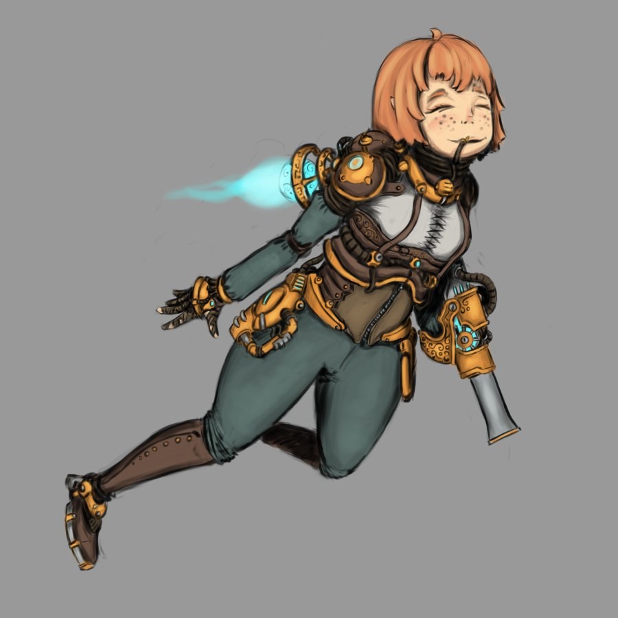 ArtStation - steampunk girls