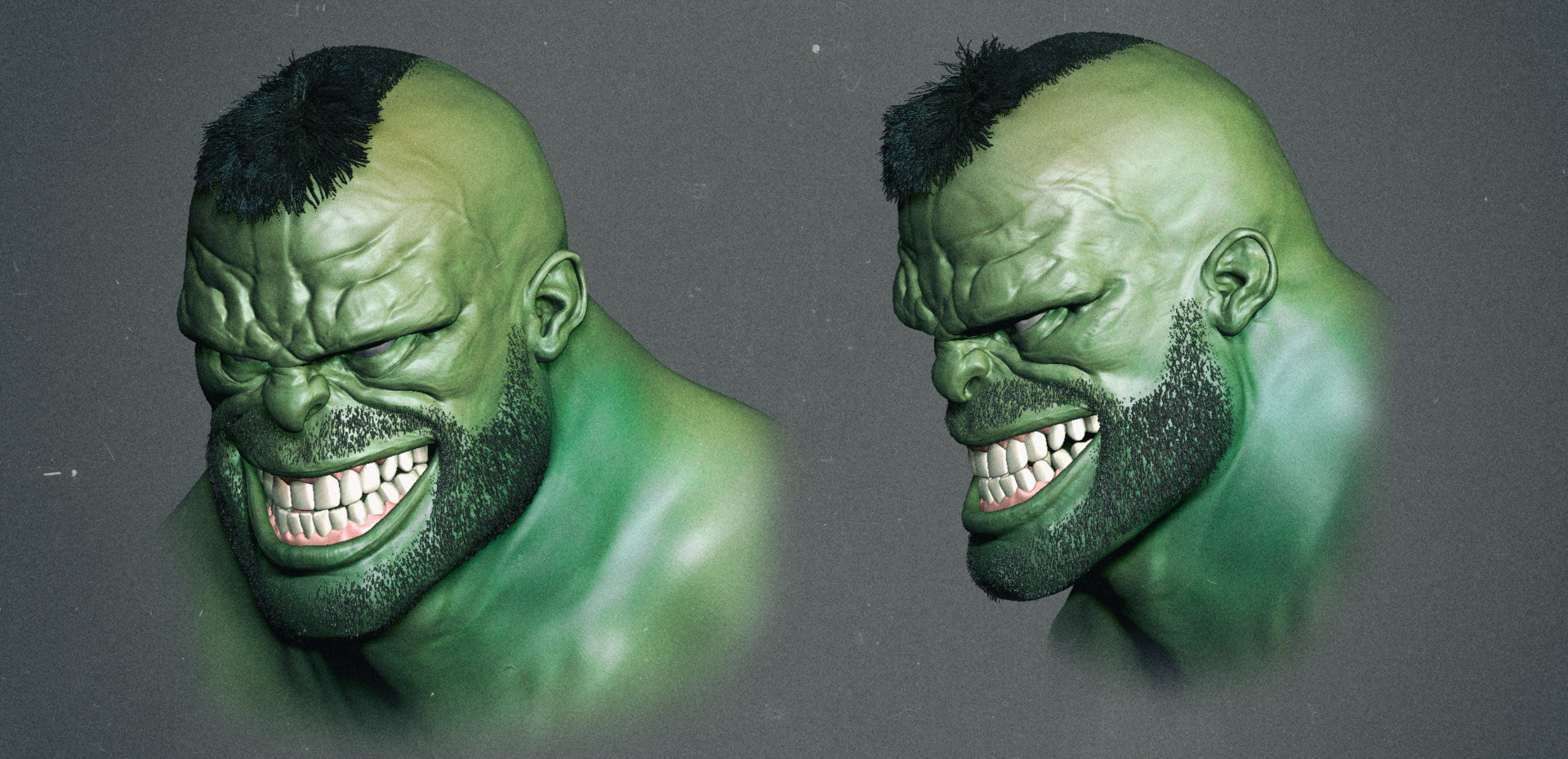 ArtStation - Hulk 3D speed sculpt inspired by a concept by Ben Oliver