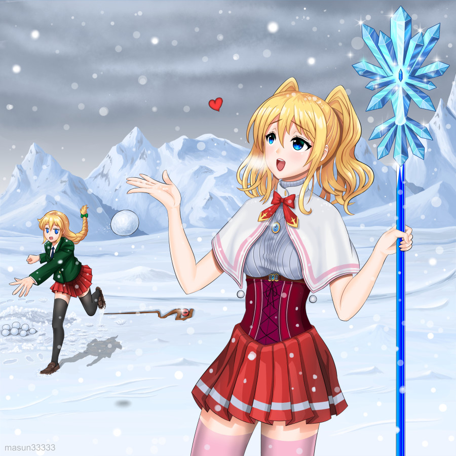 ArtStation - snowball fight