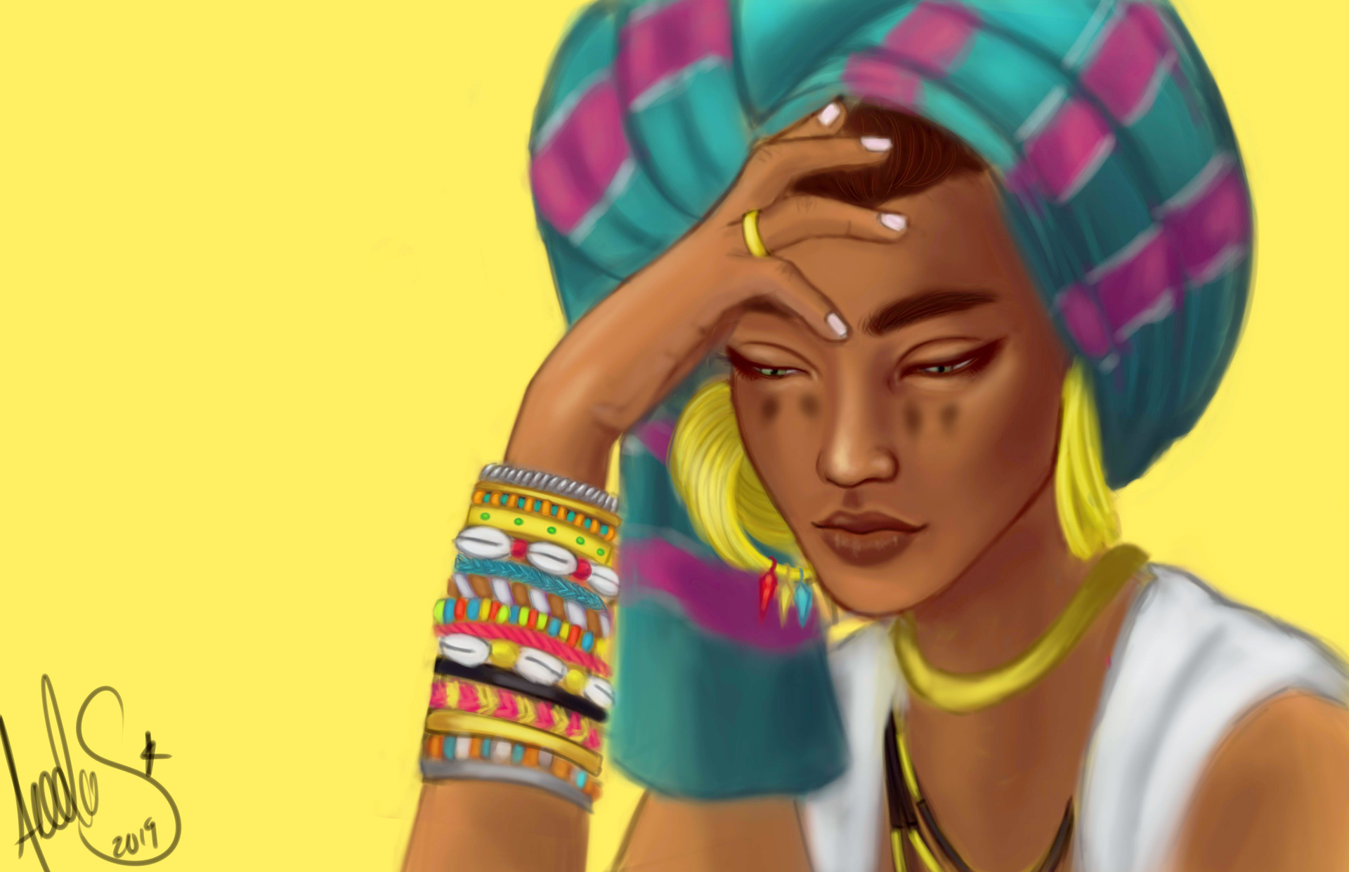 ArtStation - La morena