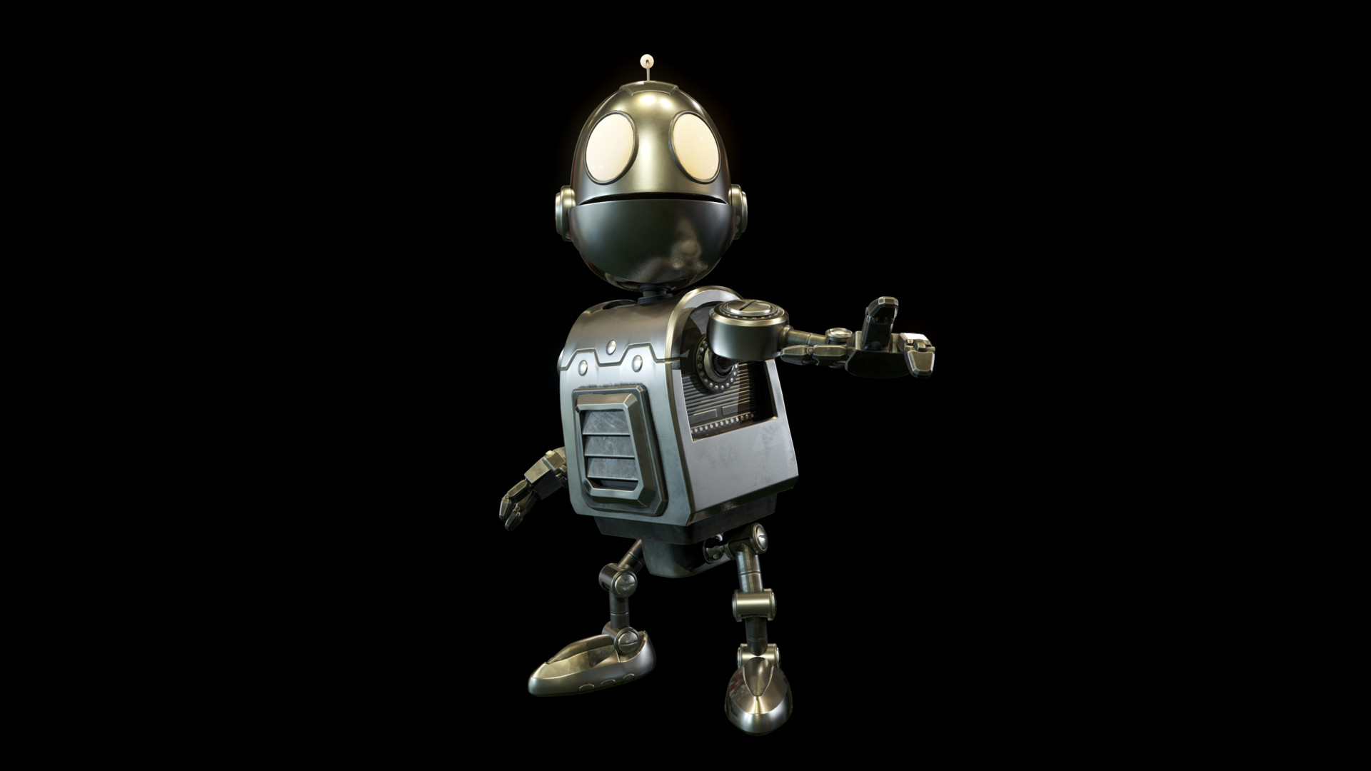 ArtStation - Clank from "Ratchet And Clank"