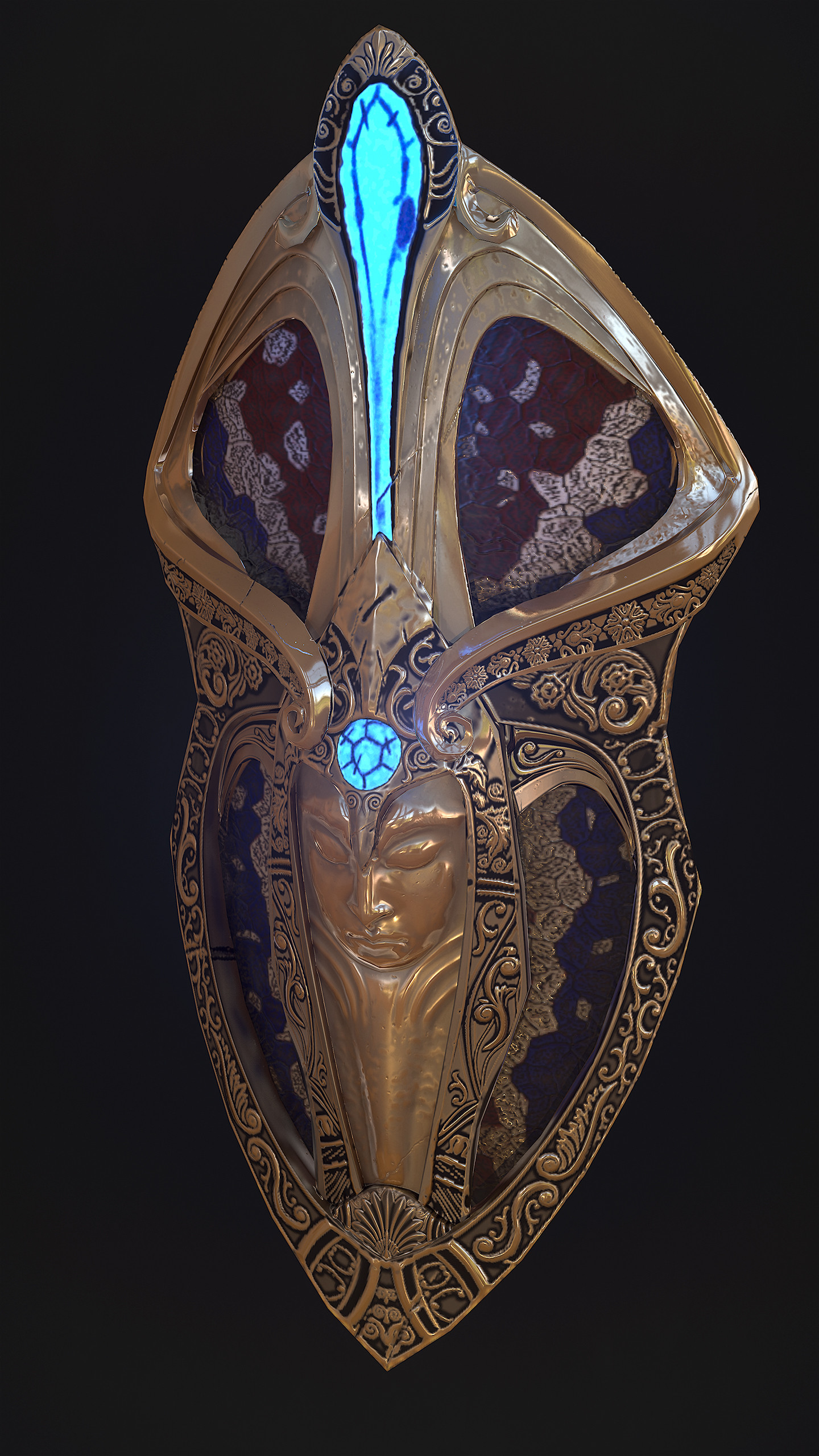 Nishanth np - Elven Shield low poly