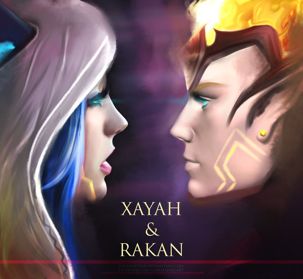 ArtStation - Rakan and Xayah