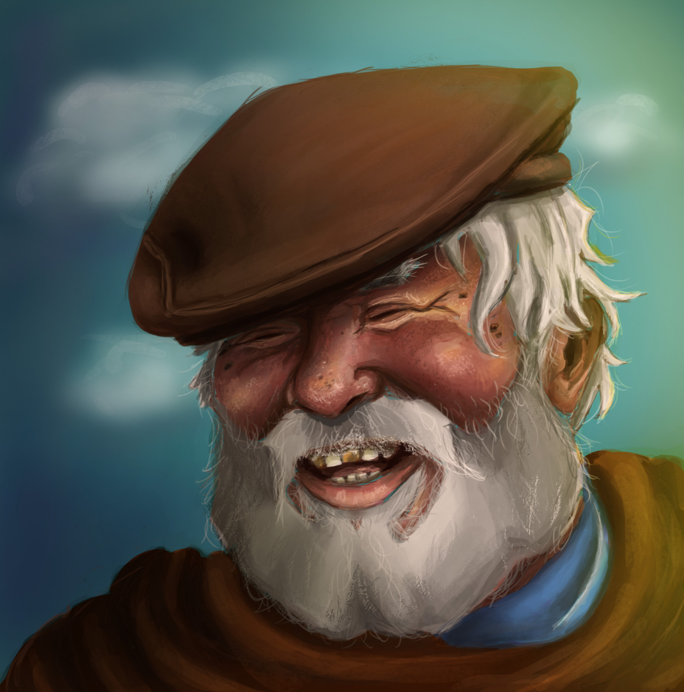 ArtStation - Old man study