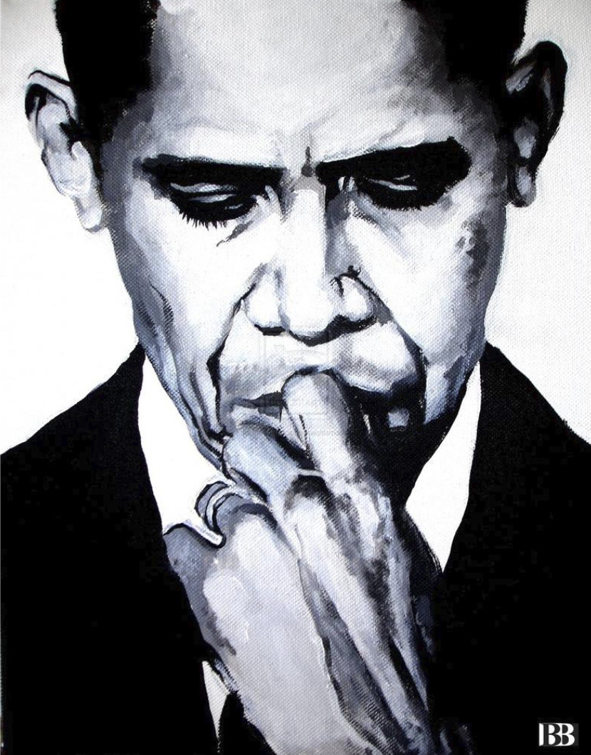 ArtStation - Contemplative Obama