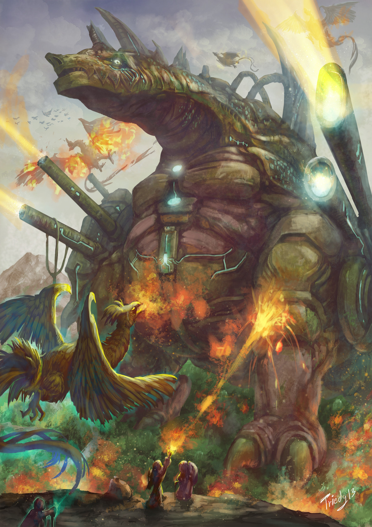 ArtStation - Turtle Dragon